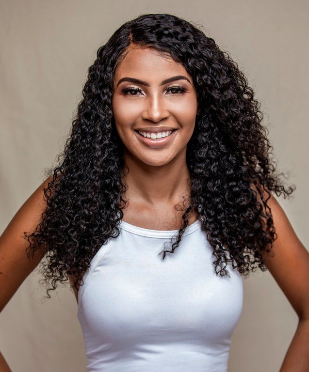 Vivian Noralez represents San Pedro Town at Miss Universe Belize 2019 ...