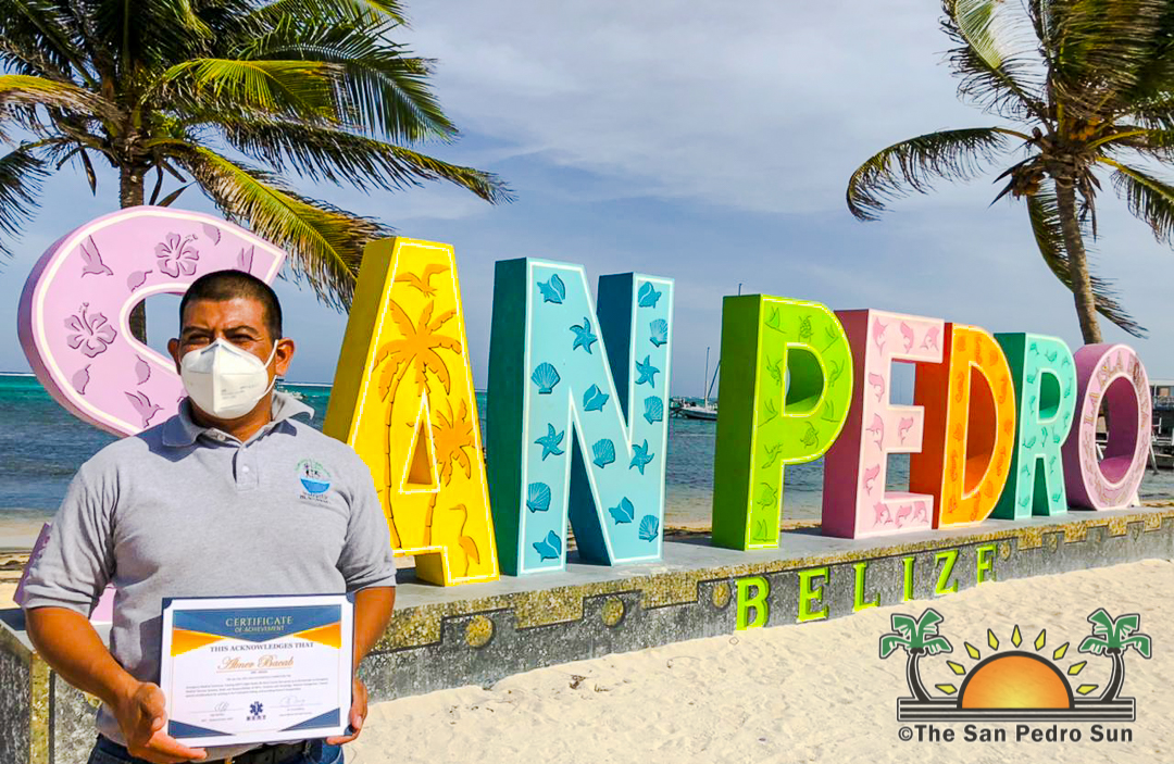 Abner Bacab certified as an Emergency Medical Technician - The San ...